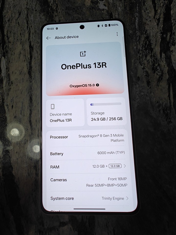 OnePlus 13R - 256 GB - Astral Trail (Unlocked) Missing Sim Tray | eBay