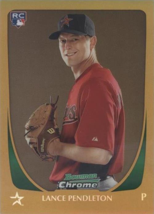 2011 Bowman Draft Picks & Prospects - Chrome Lance Pendleton #68 Gold ...