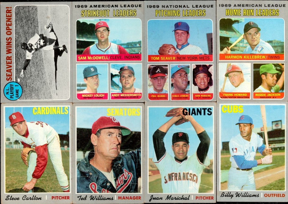 1970 Topps Baseball COMPLETE SET (720) Munson RC Mays Aaron Clemente ...