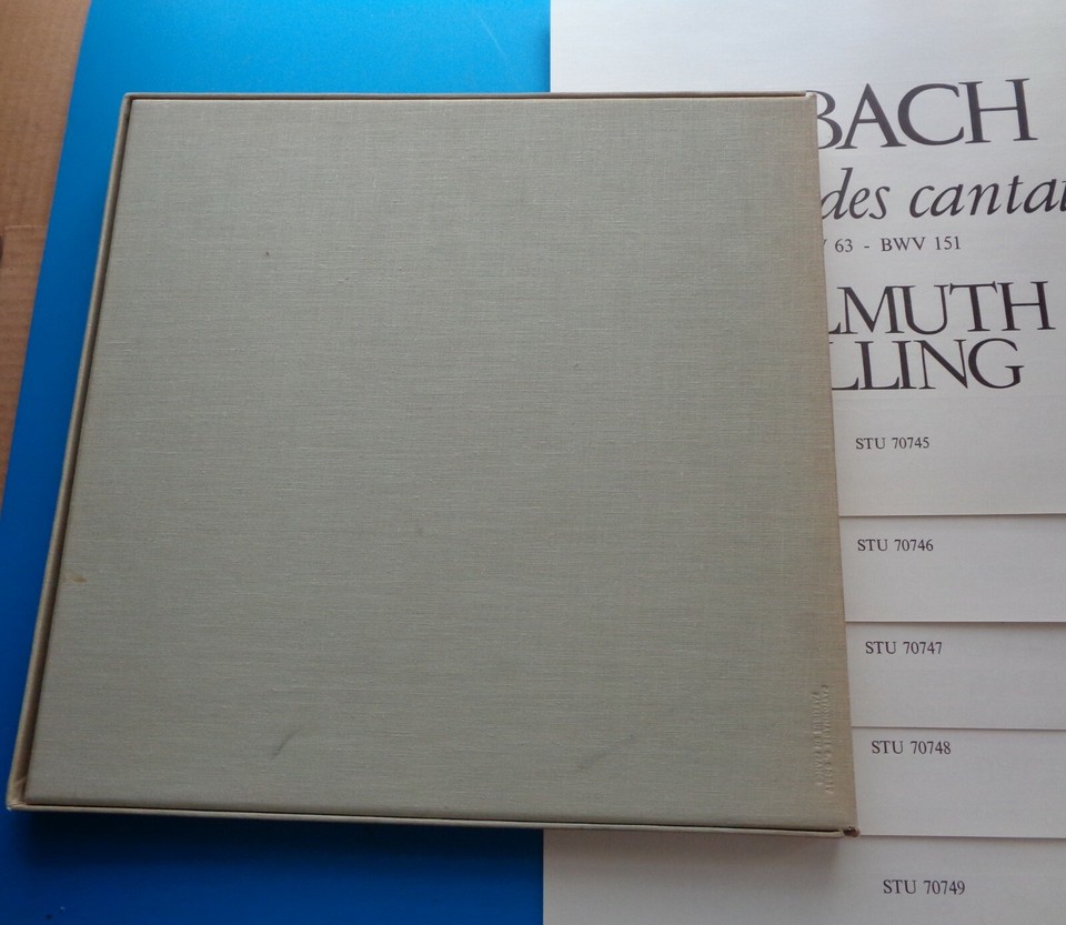 Rilling BACH Cantatas BWV 63/151/109/155/19/191/72/58/187/81 - Erato 5 ...