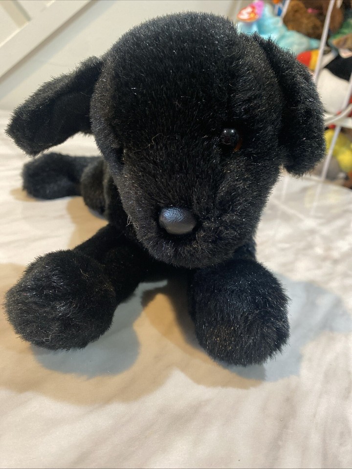 Douglas Cuddle Toys Black Lab Plush Dog Stuffed Animal 12" | eBay