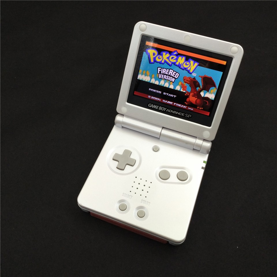 Game Boy Advance SP Game Console with V2 iPS Backlight Backlit LCD MOD ...