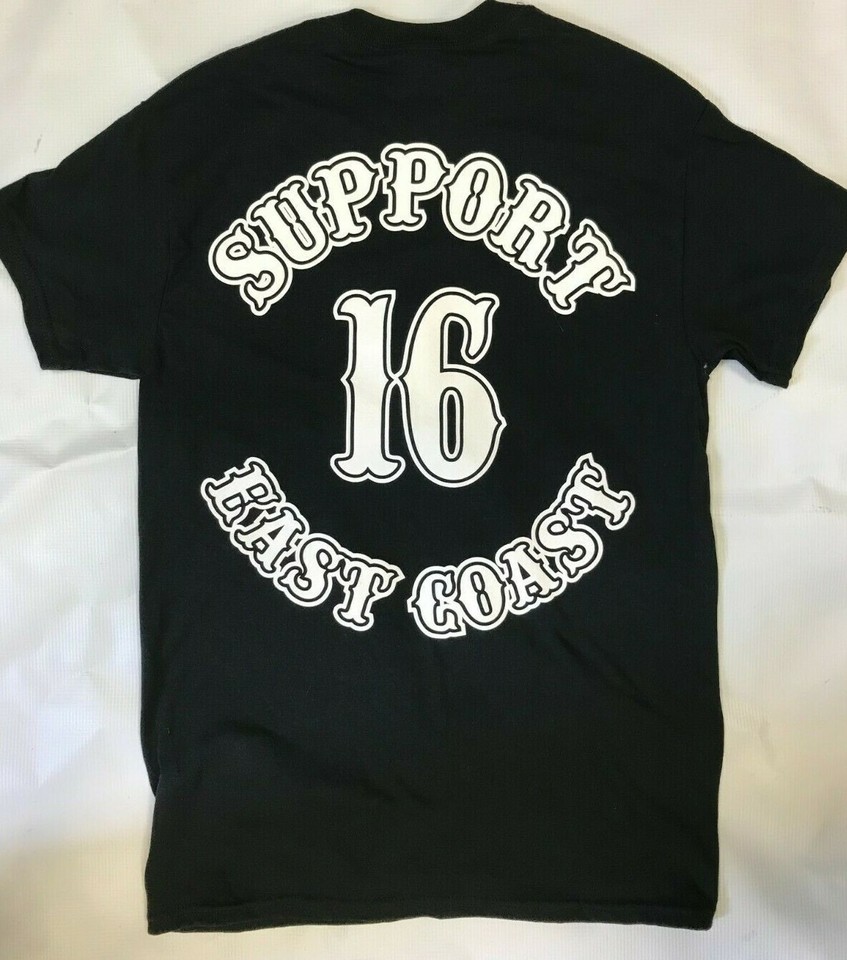 SUPPORT 16 PAGAN'S MC MOTORCYCLE CLUB EAST COAST 16 T SHIRT X-LARGE | eBay