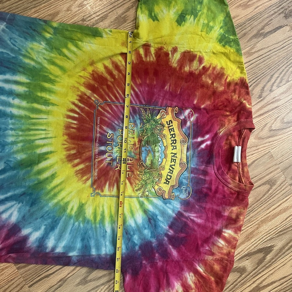Sierra Nevada Shirt Adult X-Large Colorful Brewing IPA Beer Tie Dye | eBay