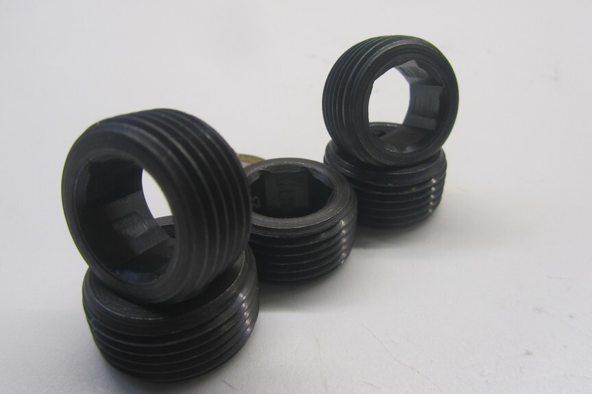 Black Oxide Hollow Jam Set Screws, 1"-14 x 1/2" Height, 5 Pieces | eBay