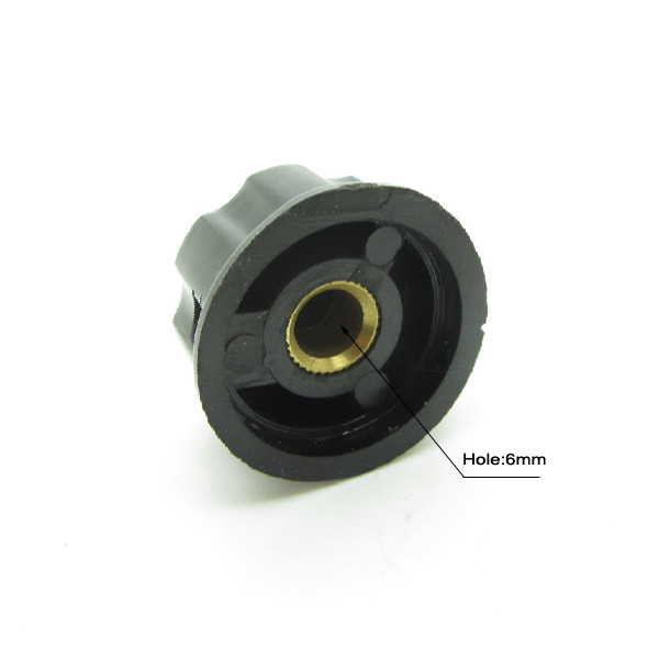 100x Rotary Potentiometer Pot Knob Cap for 6mm Shaft + Counting Dial 0 ...