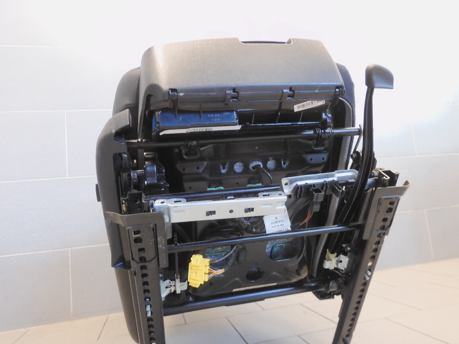 MERCEDES W212 Kombi SITZ LEDER / STOFF Beifahrersitz vorne rechts ...