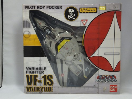 MACROSS VF-1S 1/55scale VALKYRIE Roy Focker BANDAI Robotech rare | eBay