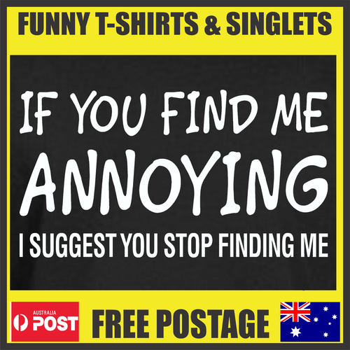 Funny Singlets Tank Tops funny tshirts men's tee singlet IF YOU FIND ME ...