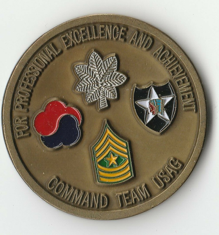 U.S. ARMY GARRISON Camp Red Cloud Challenge Coin 1.5" DIA C3 | eBay