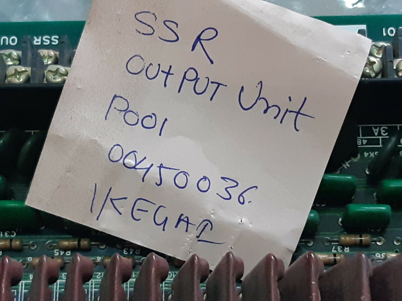 P001 00450036 Fanuc Ikegai SSR OUtput Board TU25 CNC Fanuc 10T ...