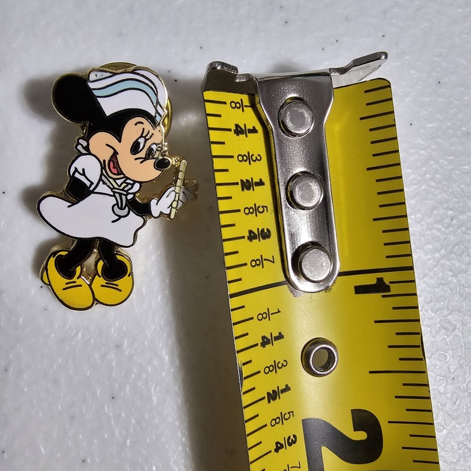 Minnie Mouse Pin Nurse 2000 Blue Stripe Cap Stethoscope Thermometer ...
