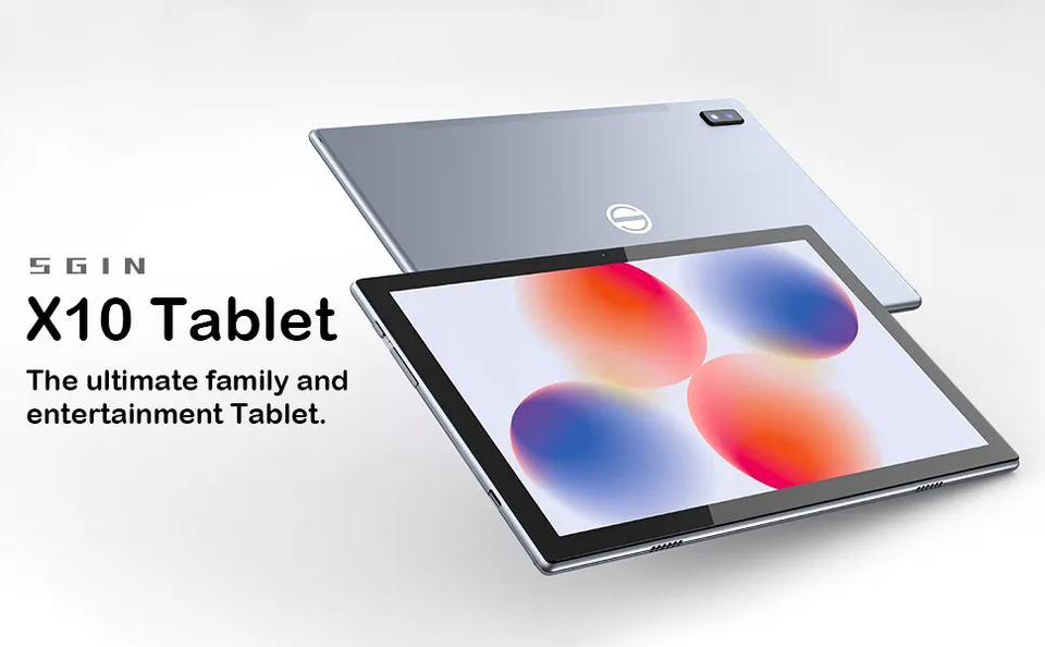 10.1 Inch Tablets 32GB 64GB 128GB ROM Android 12 with Quad-Core ...