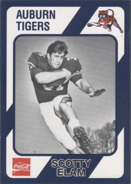 1989 Collegiate Collection Auburn Tigers - Scotty Elam #538 (RC) for ...