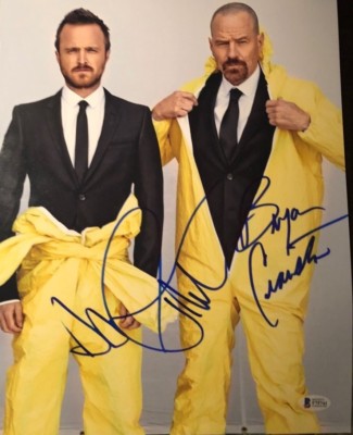 Bryan Cranston Aaron Paul signed autographed 11x14 Huge Photo Breaking ...