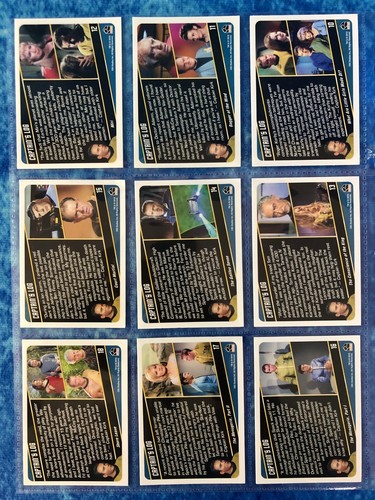 Star Trek TOS: The Captain's Collection complete trading card base set ...