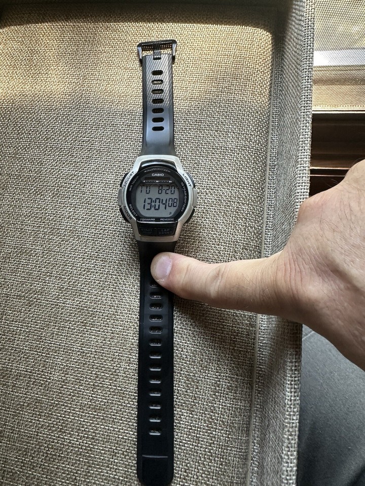 CASIO Illuminator 3468 WS-1000H 60 Lap Quartz Digital Watch | eBay