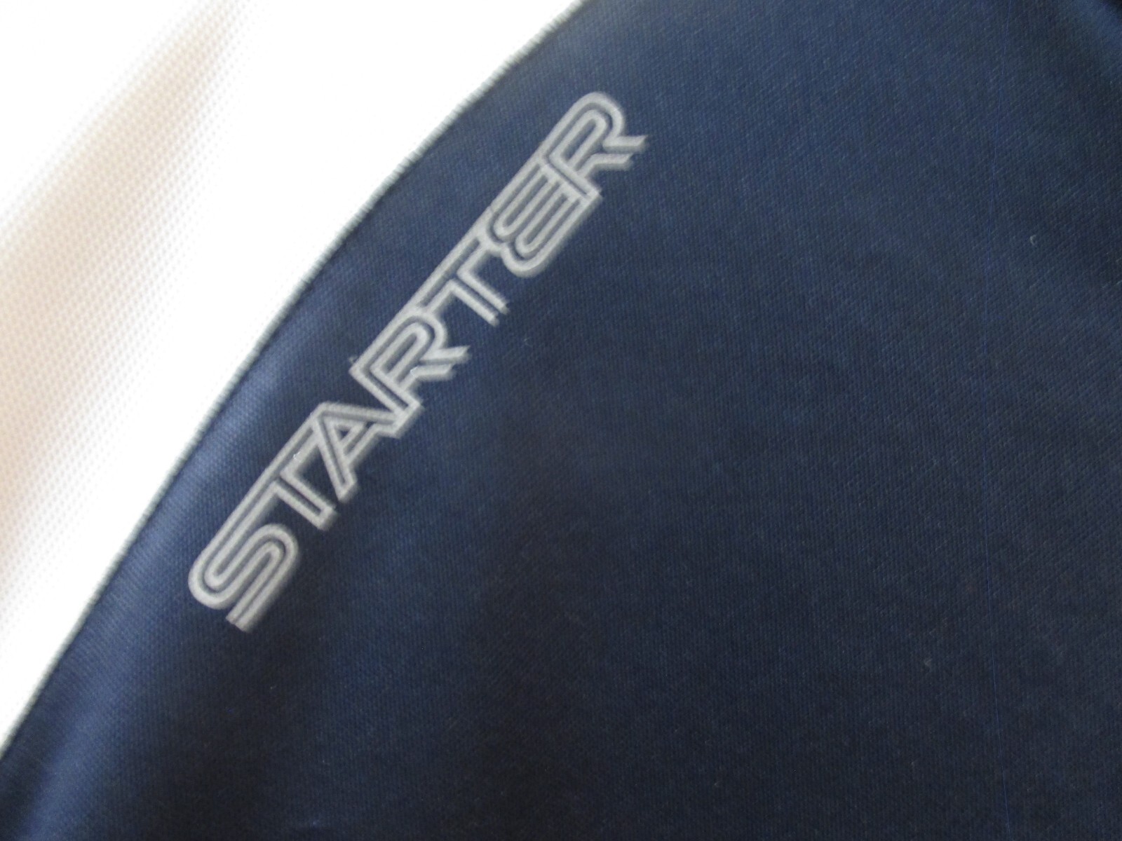 Starter Men's Size XL Dri-Star Quarter Zip Shirt Navy & White | eBay