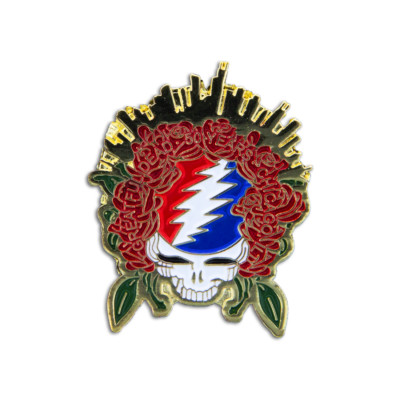 MISSPELLED Hat Pin - GREATFUL Dead 50th Anniv. - Deadhead Heady Trippy ...