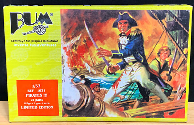 Barcelona Universal Models # 1021 - Pirates - 21 pieces unpainted 54mm ...