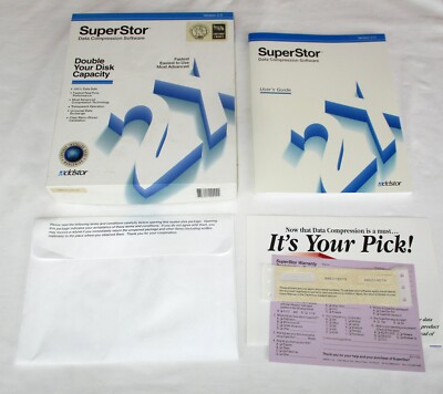 AddStor SuperStor Data Compression Software Version 2.0 NOS Complete | eBay