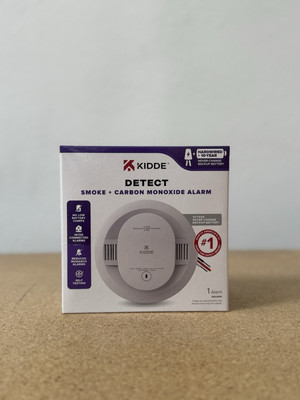 Kidde 30CUA10 Smoke & Carbon Monoxide Alarm Hardwired 10-Year Battery ...