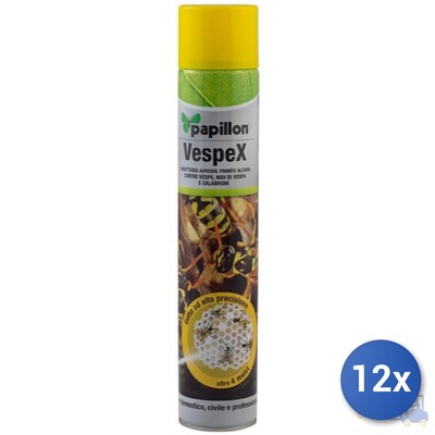 12x INSETTICIDA SPRAY PAPILLON ANTIVESPE AEROSOL VESPEX ML 750 | eBay