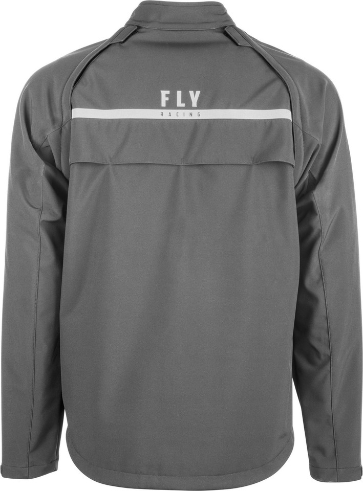 Fly Racing Patrol Softshell Mens MX Offroad Jacket Gray MD | eBay
