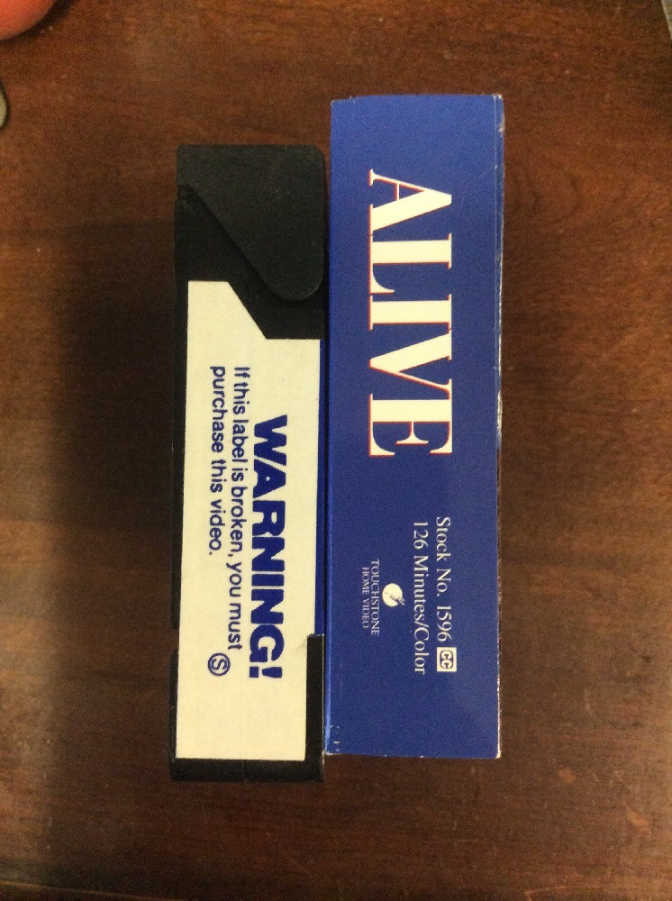 Alive (VHS, 1993) MediaGnu 717951596031| eBay