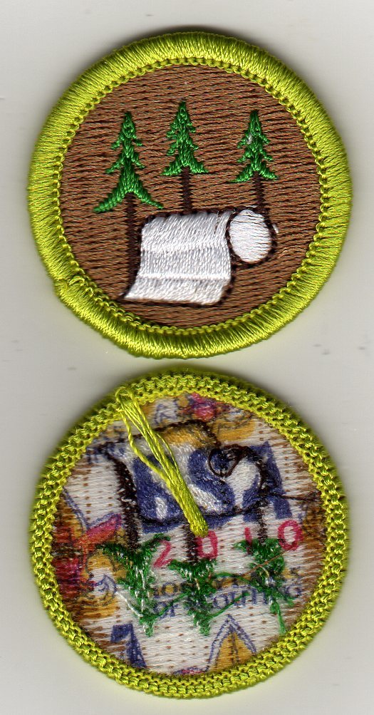 Pulp & Paper Merit Badge, Type K, "BSA 2010" Back (2010-12), Mint! | eBay