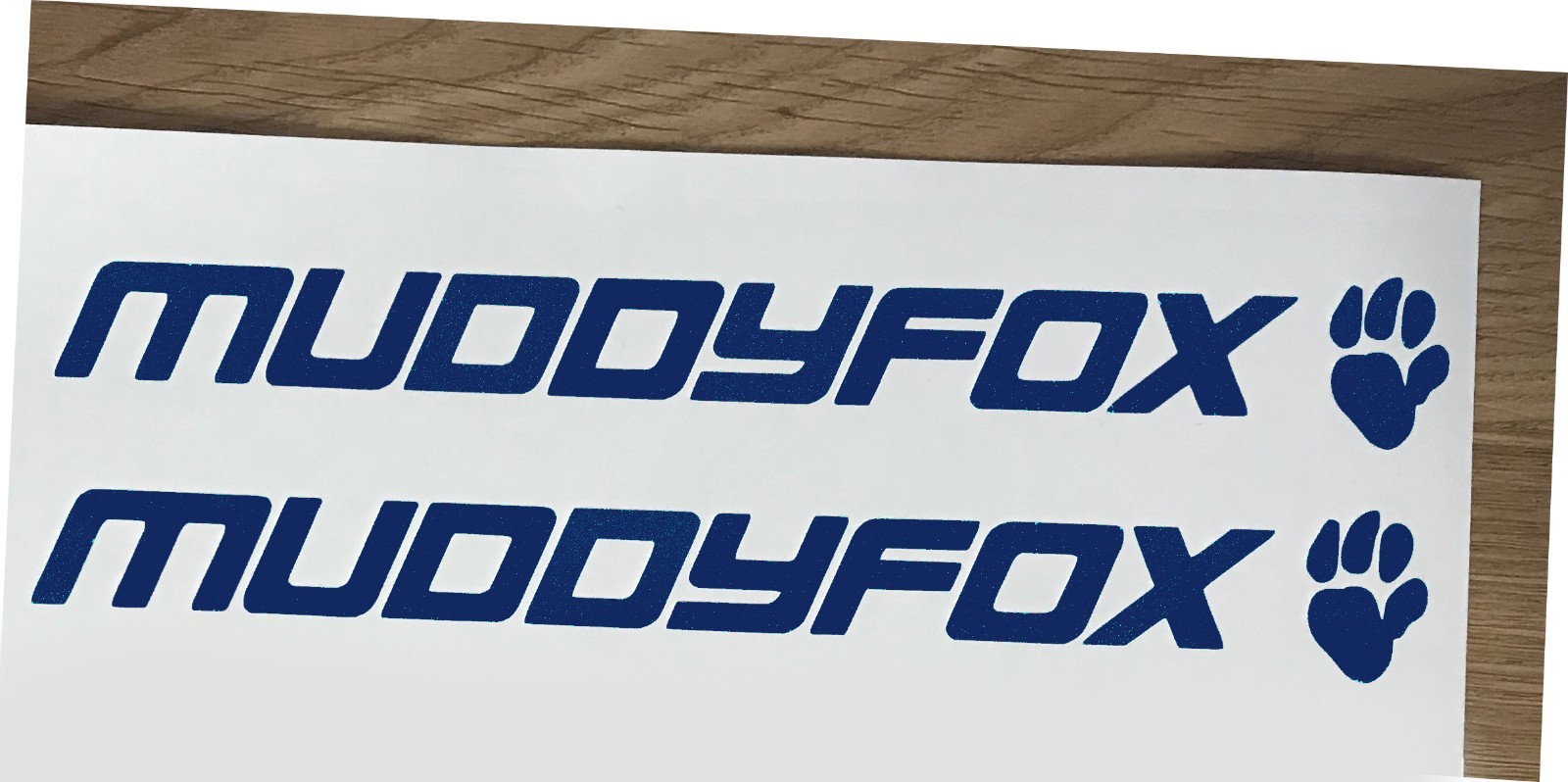Muddy Fox reflective Bike Stickers x 2, Decals, Mountain Bike safety ...