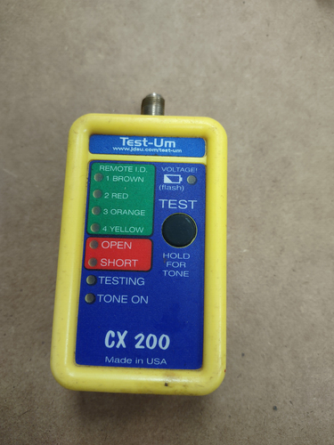 JDSU Test-Um Coax Cable Identifier Tester Test Unit CX-200 | eBay