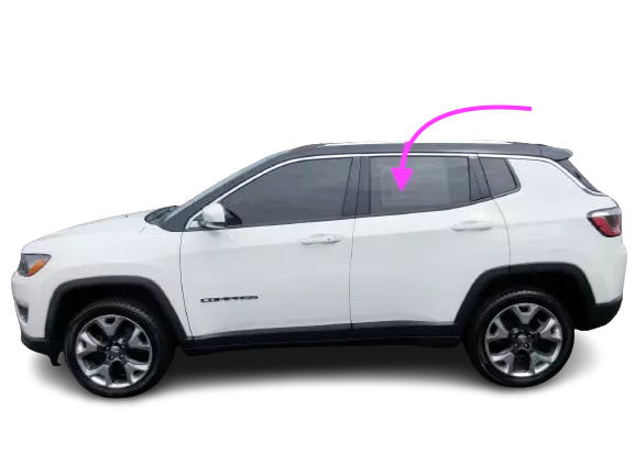 Fits: 2007-2017 Jeep Compass & 2017 MK Driver Side Left Rear Door ...