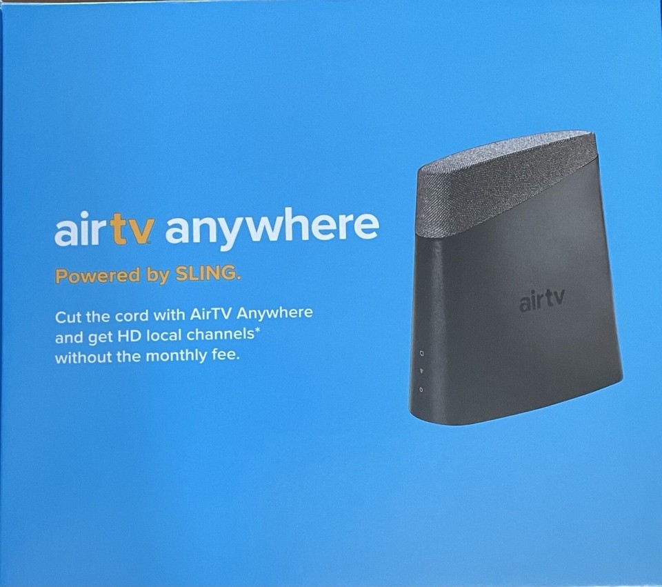 AirTV Anywhere HD Digital Media Streamer DVR | Sling TV | 1 TB | Black ...