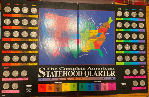 The Complete American Statehood Quarter Collection Am Numismatic Assn ...