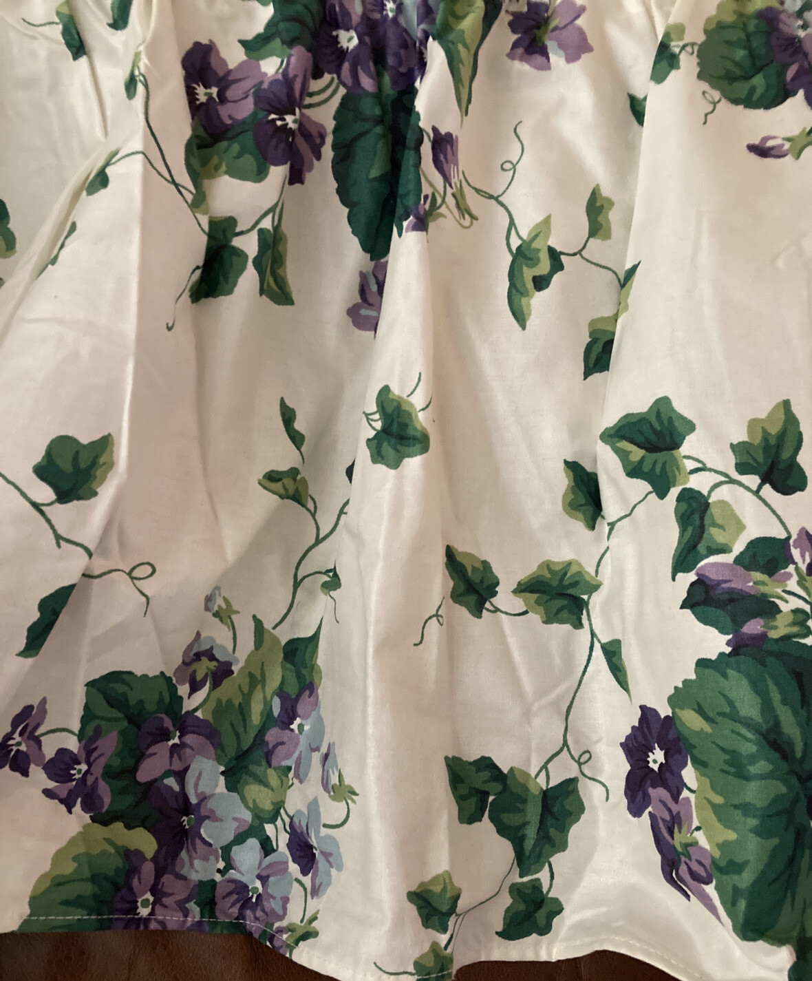 Waverly Home Fashions Full Size Floral Bed Skirt Dust Ruffle | eBay