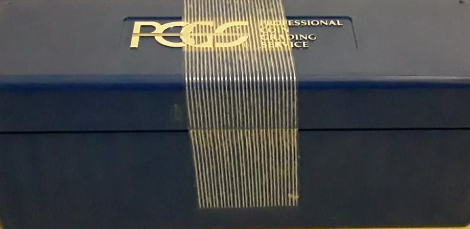 2 (TWO) Lot PCGS Storage Box Plastic Case Holds 20 Certified Slabs Coin ...