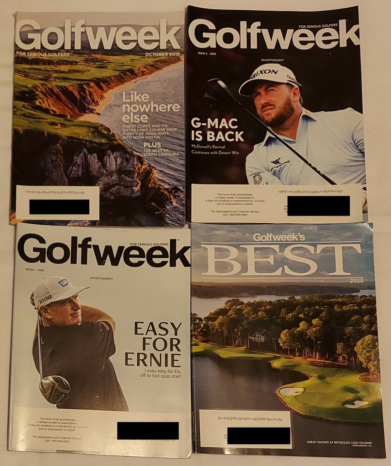 Golfweek Magazine - 10 Issue Lot 2019 & 2020 - Ultimate Guide, Best | eBay