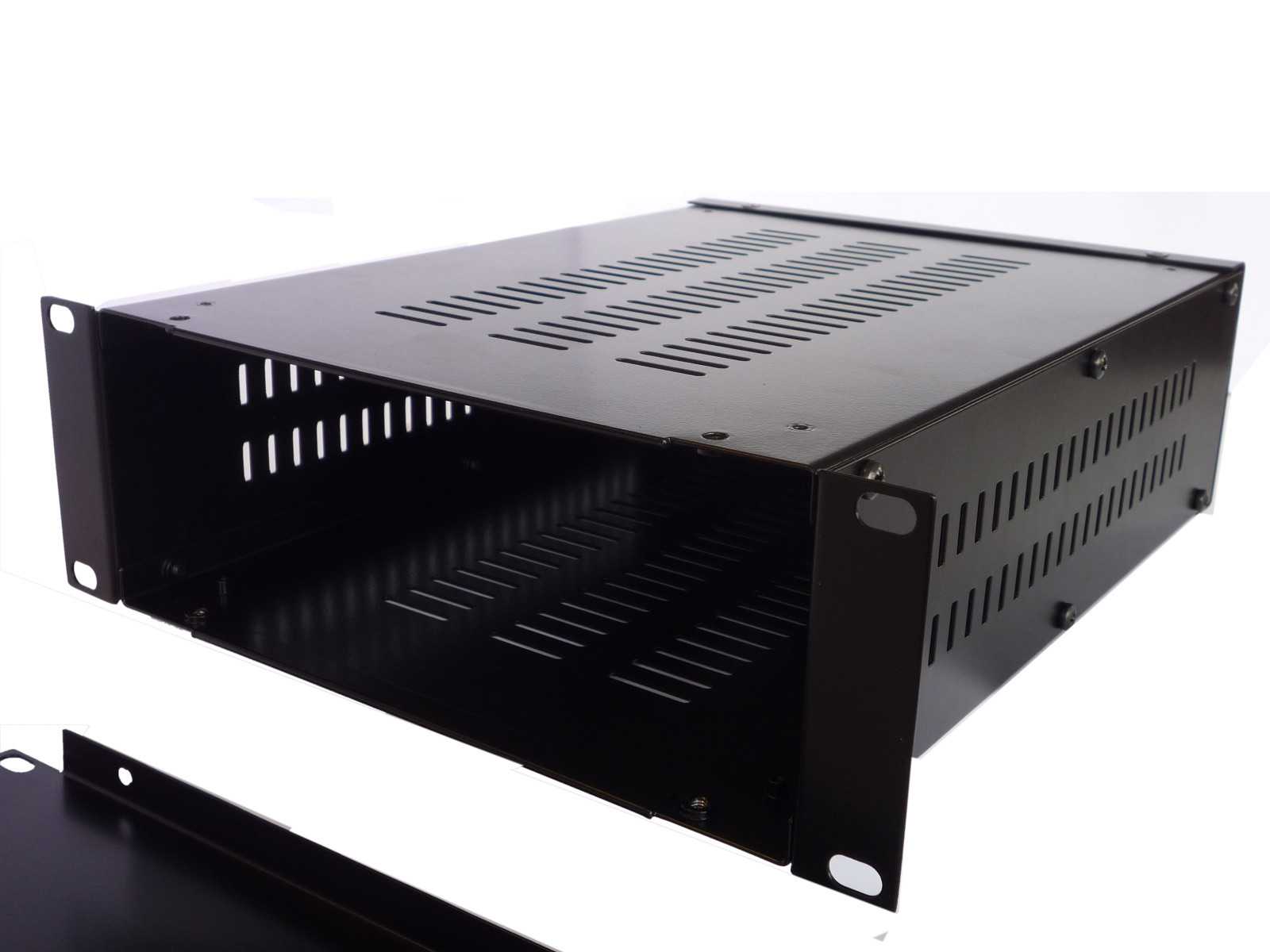 2U Rack Mount half rack 9.5 inch Chassis Enclosure 300mm deep Vented ...