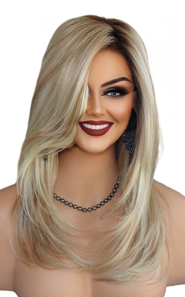 SCENE STEALER Synthetic Wigs | COLOR SHADED BISCUIT ROOTED BLOND ...