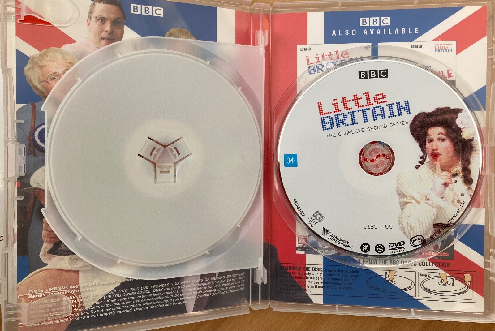 BBC DVD'S: LITTLE BRITAIN~COMPLETE FIRST & SECOND SERIES: LUCAS ...