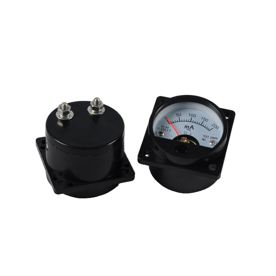 1pc Current 200MA DC Panel Meter Gauge Black for 300B 211 845 KT88 Tube ...