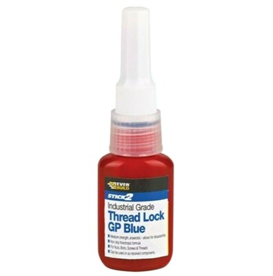 Everbuild Industrial Grade Thread Lock Blue Nuts Bolts Screws Anti ...
