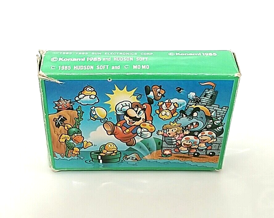 (Game Item) Mini card box, Famicom, Super Mario Bros, Amada, 1985 ...