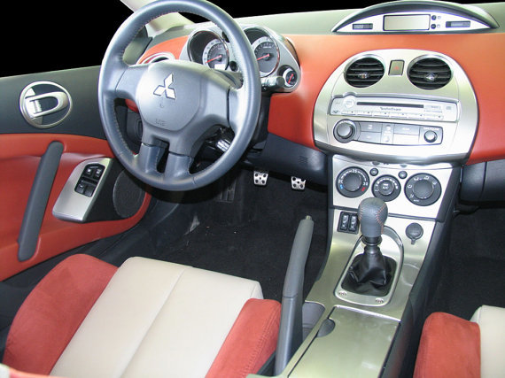 FOR 2006 2007 2008 09 MITSUBISHI ECLIPSE BRUSHED ALUMINUM SET INTERIOR ...
