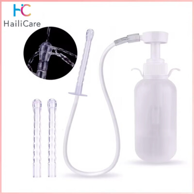 Enema Irrigation Colonic Cleaner Rectal Syringe Kit Anal/Vaginal Bulb ...