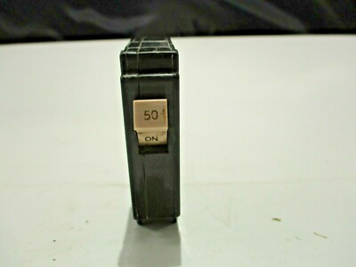 NEW CUTLER-HAMMER CH150 1 POLE 50A/AMP PLUG-IN CIRCUIT BREAKER PLASTIC ...