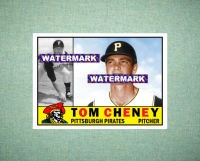 Tom Cheney Pittsburgh Pirates 1960 Style Custom Baseball Art Card | eBay