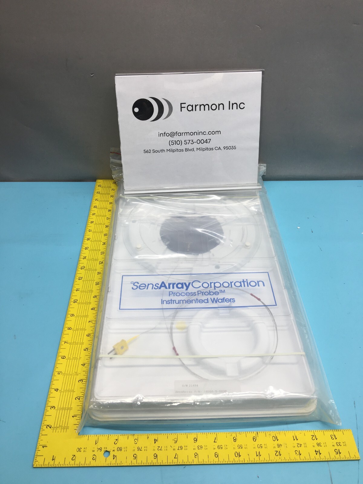 SensArray 1605A-5-0038 Process Probe Instrumented Wafers, 132358 | eBay
