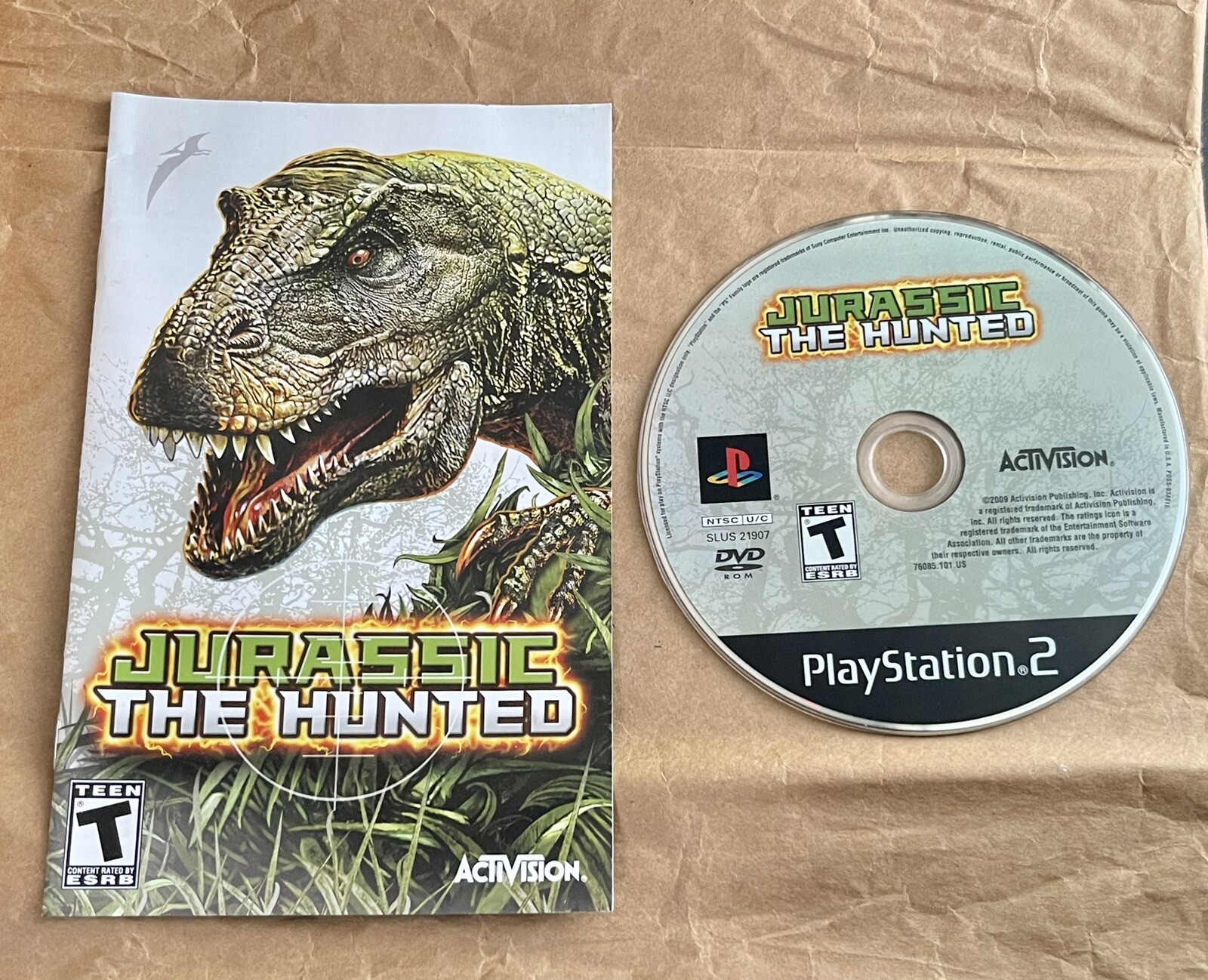 Jurassic: The Hunted For Ps2 Sony PlayStation 2 47875760851 | eBay